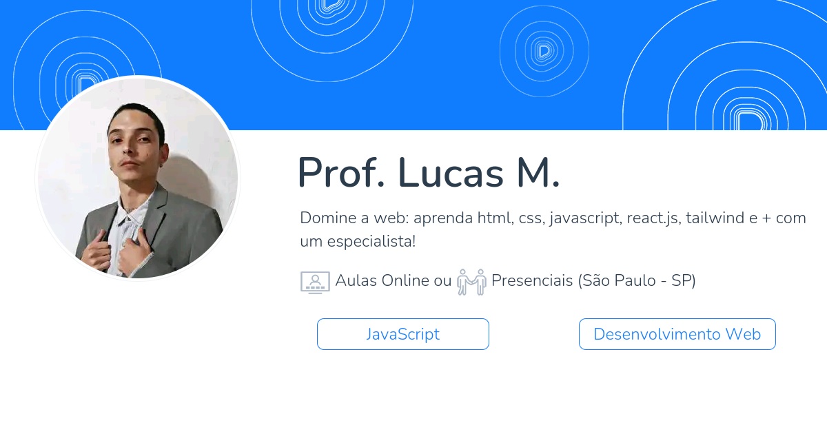 Lucas M. - Domine a web: aprenda html, css,... | Profes