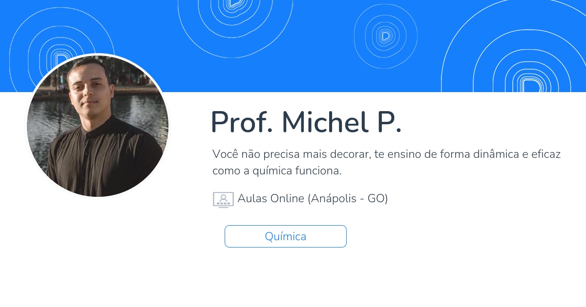 Michel P. - Você não precisa mais decorar, te... | Profes