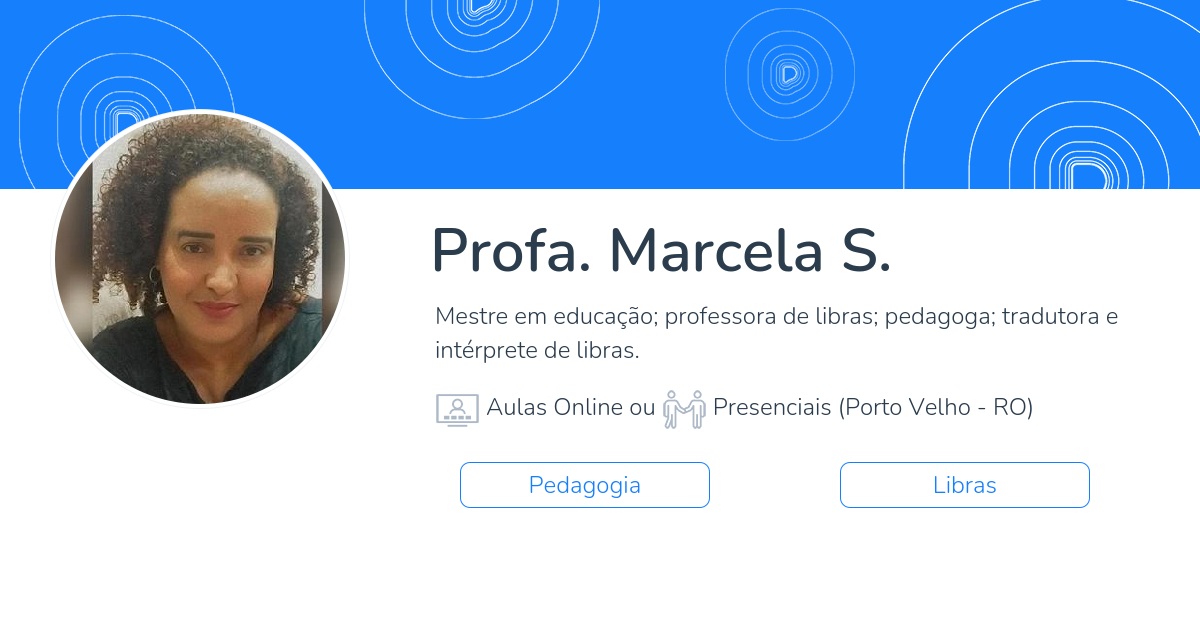 Marcela S. - Mestre em educação; professora de... | Profes