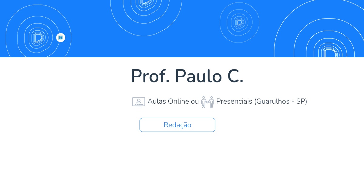 Paulo C. - | Profes
