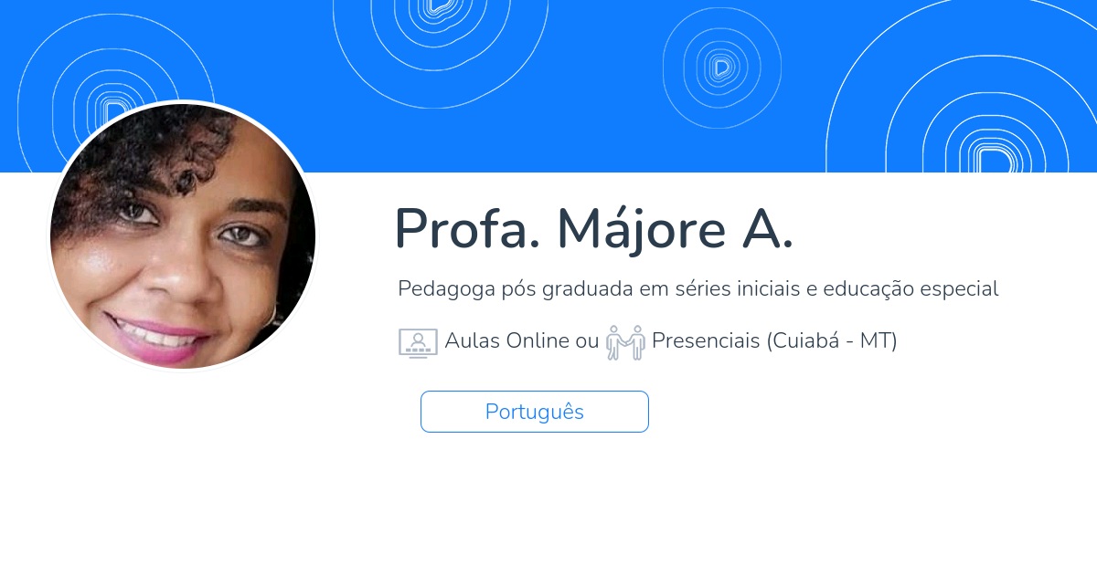 Májore A. - Pedagoga pós graduada em séries... | Profes