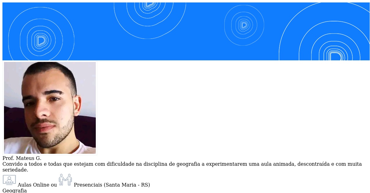 Mateus G. - Convido a todos e todas que estejam com... | Profes