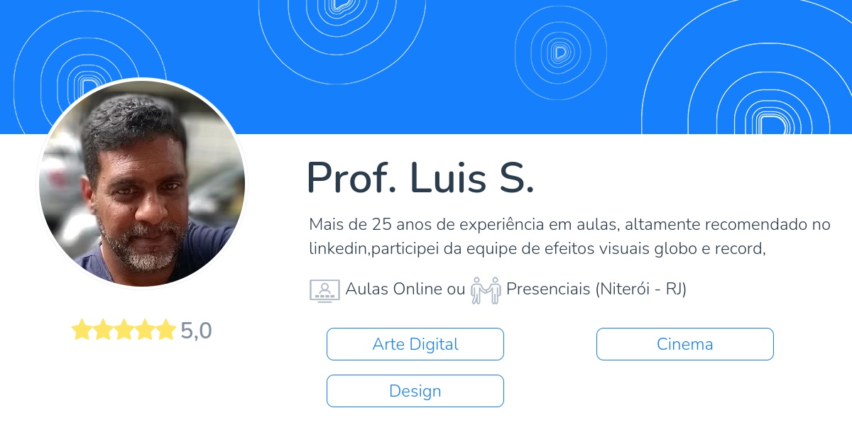 Luis S. - Mais de 25 anos de experiência em aulas,... | Profes